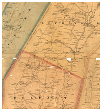 1873 Fulton County Map