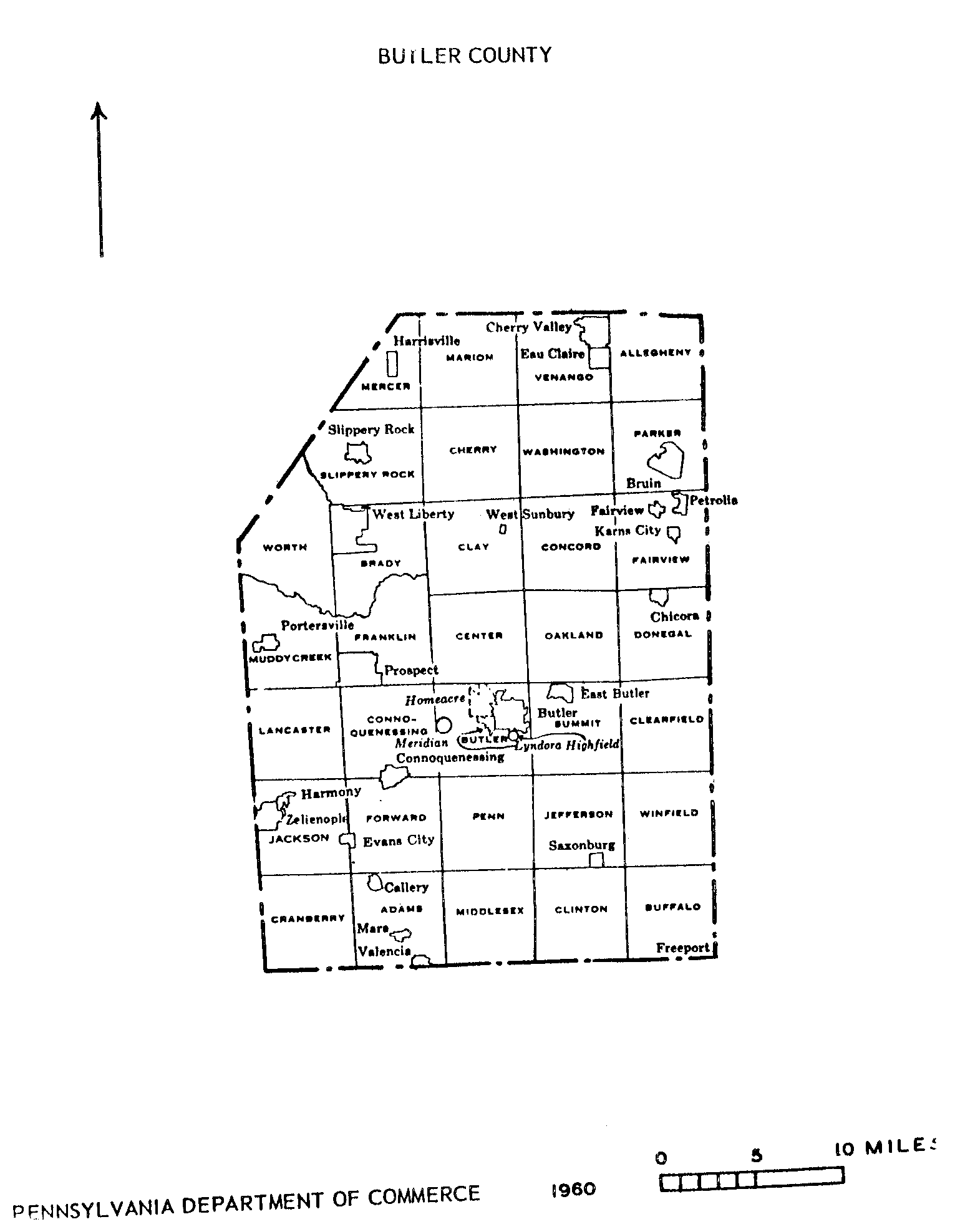 PA State Archives - Pennsylvania County Municipalities Map