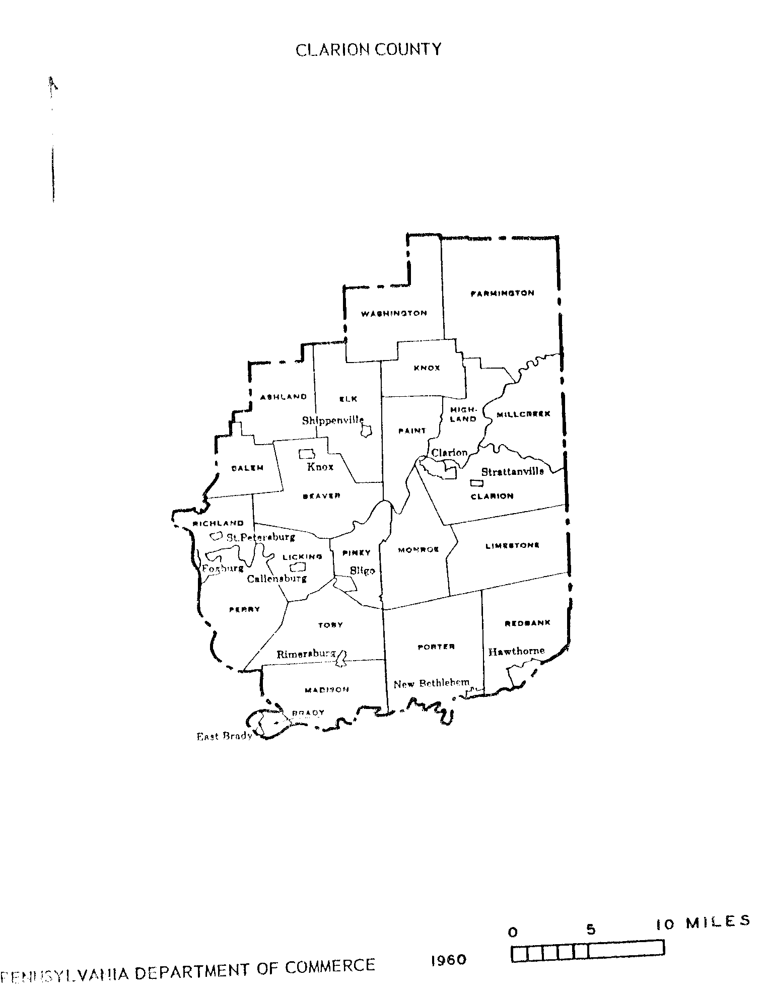 PA State Archives - Pennsylvania County Municipalities Map