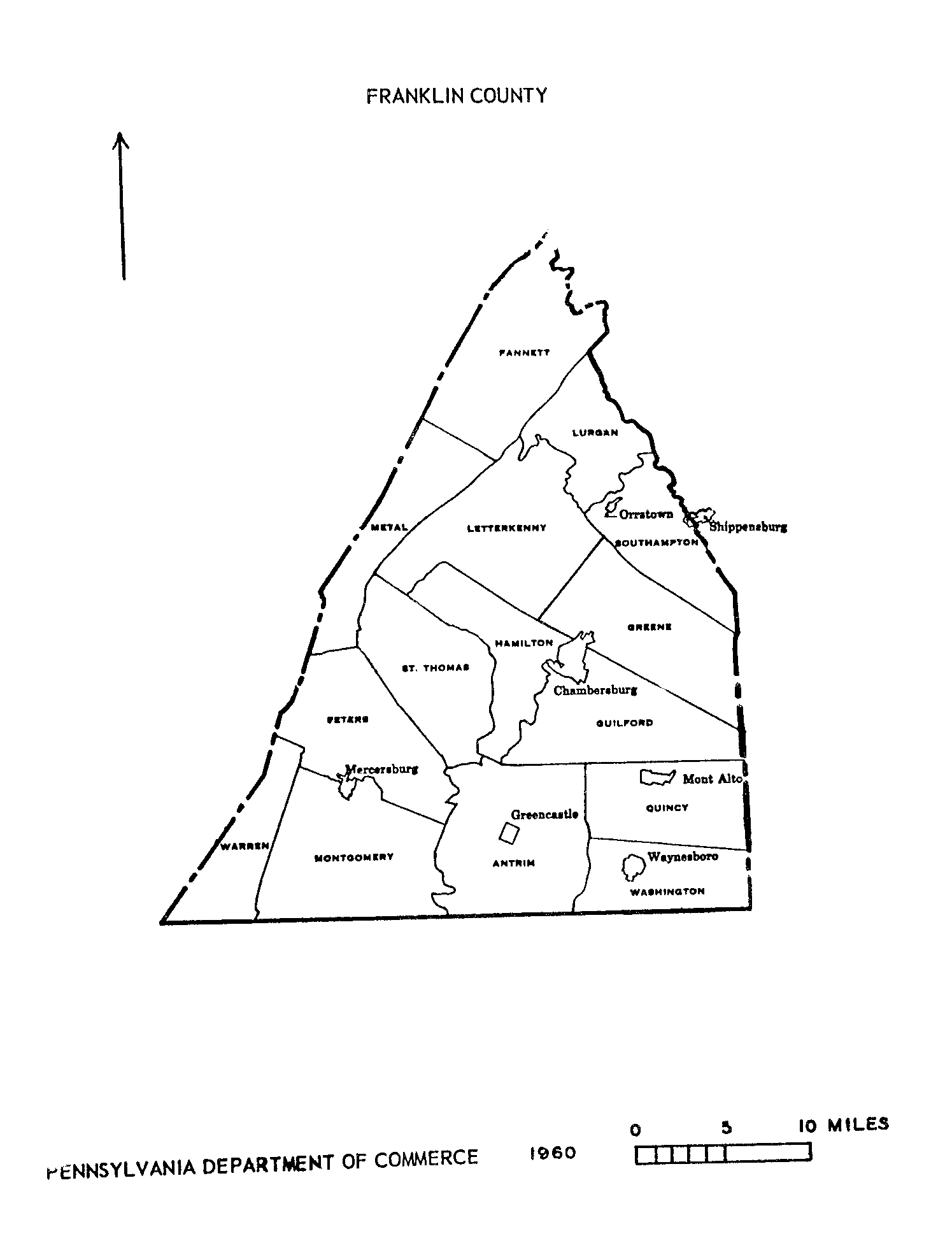 PA State Archives - Pennsylvania County Municipalities Map