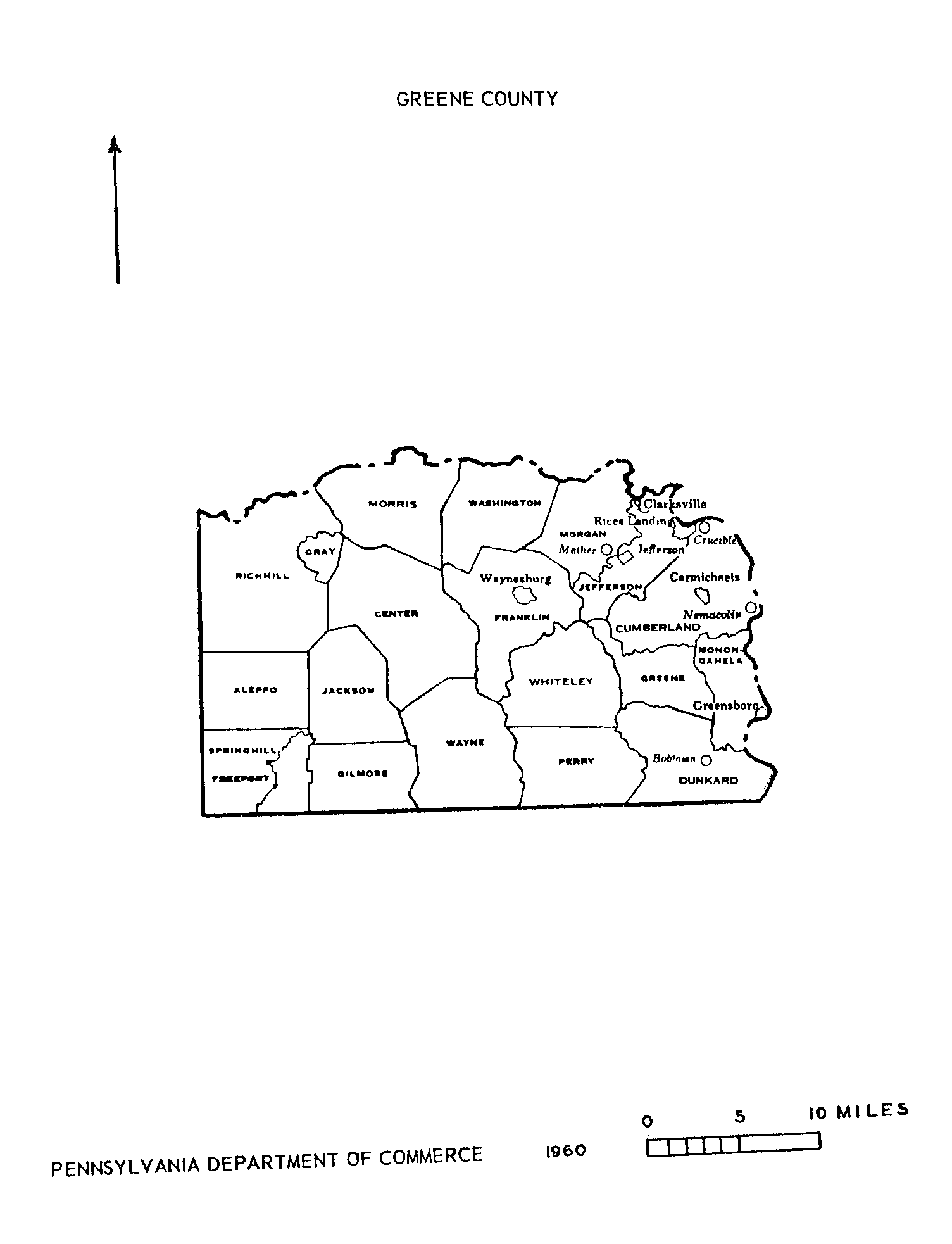 PA State Archives - Pennsylvania County Municipalities Map