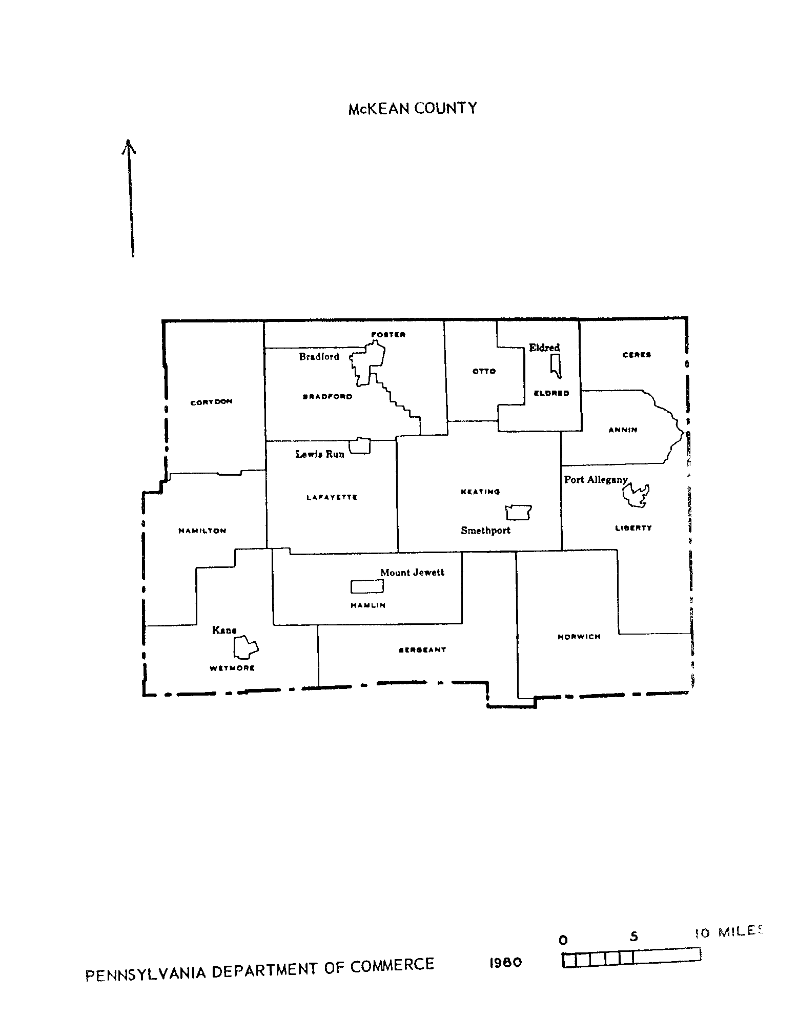 PA State Archives - Pennsylvania County Municipalities Map