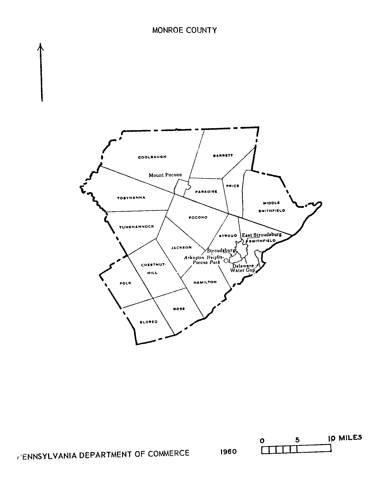 PA State Archives - Pennsylvania County Municipalities Map