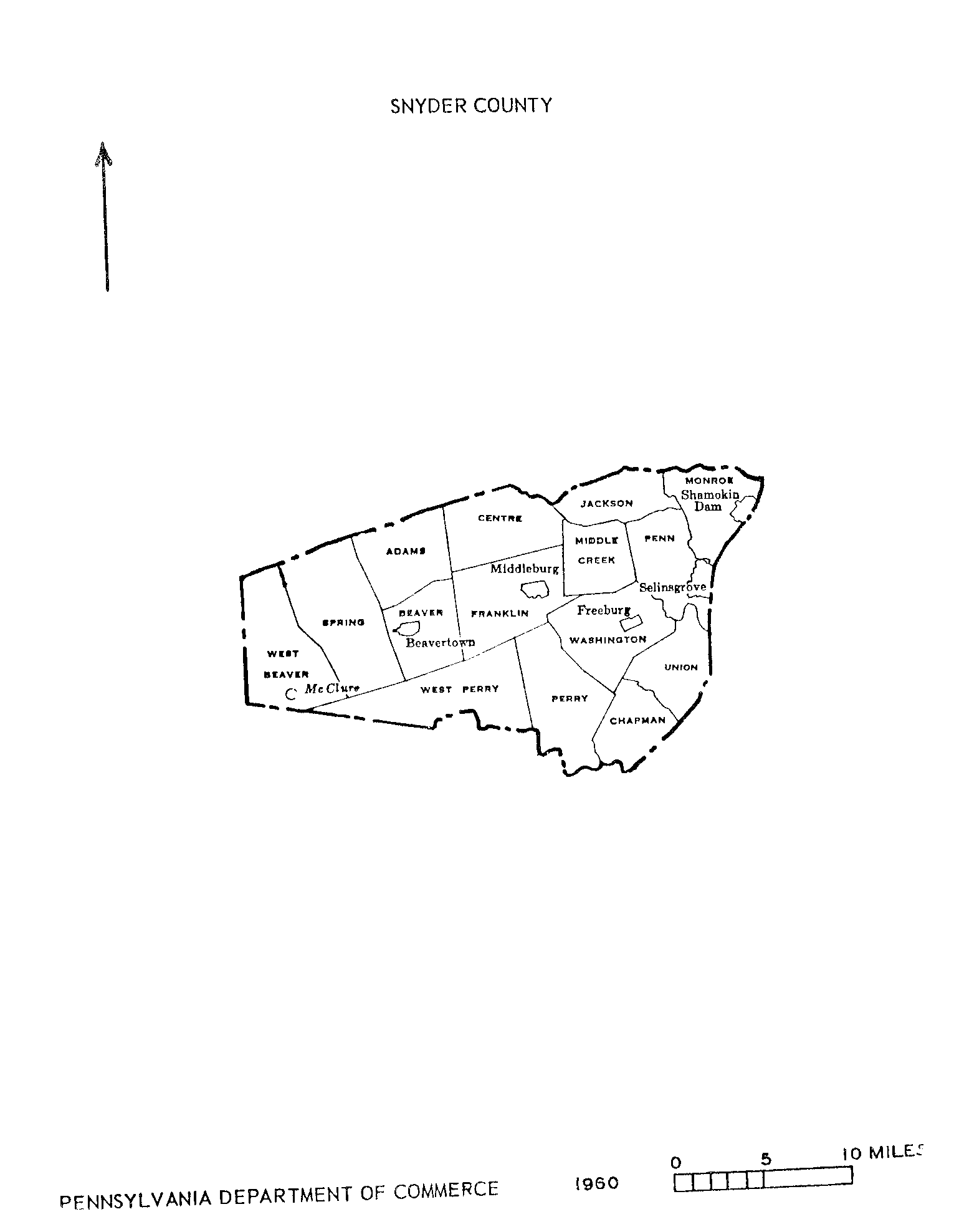 PA State Archives - Pennsylvania County Municipalities Map